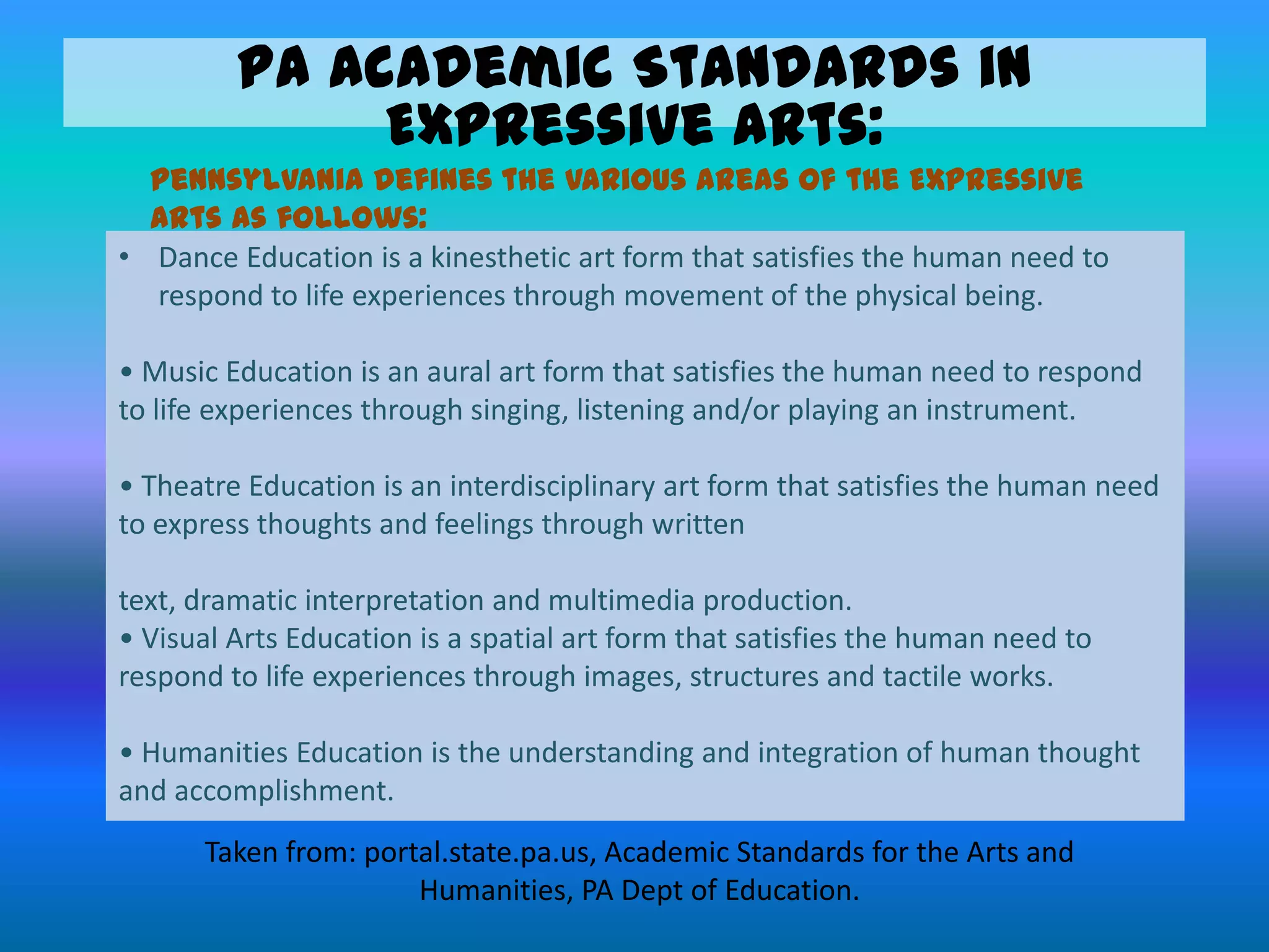Expressive Arts | PPTX