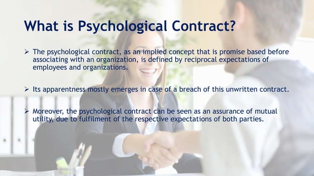Organizational Behavior and Psychological Contracts Presentation | PPT