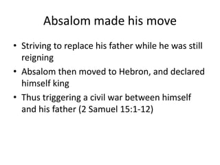 Absalom | PPTX