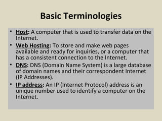 History of Internet and advantages of internet | PPT