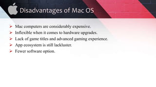 Difference between Mac and Window | PPTX