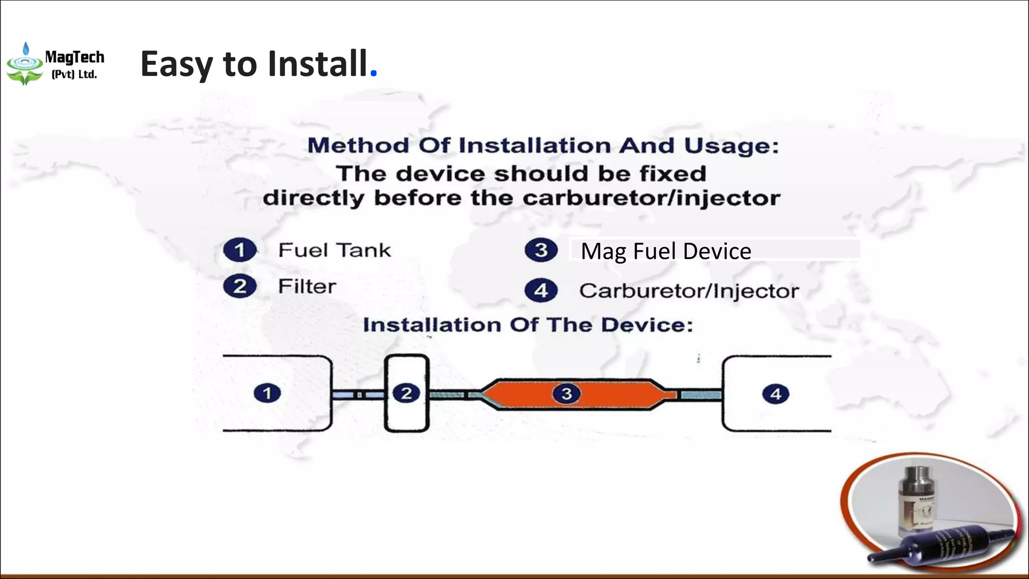 Presentation on Mag Fuel Device (Vehicles) | PPT