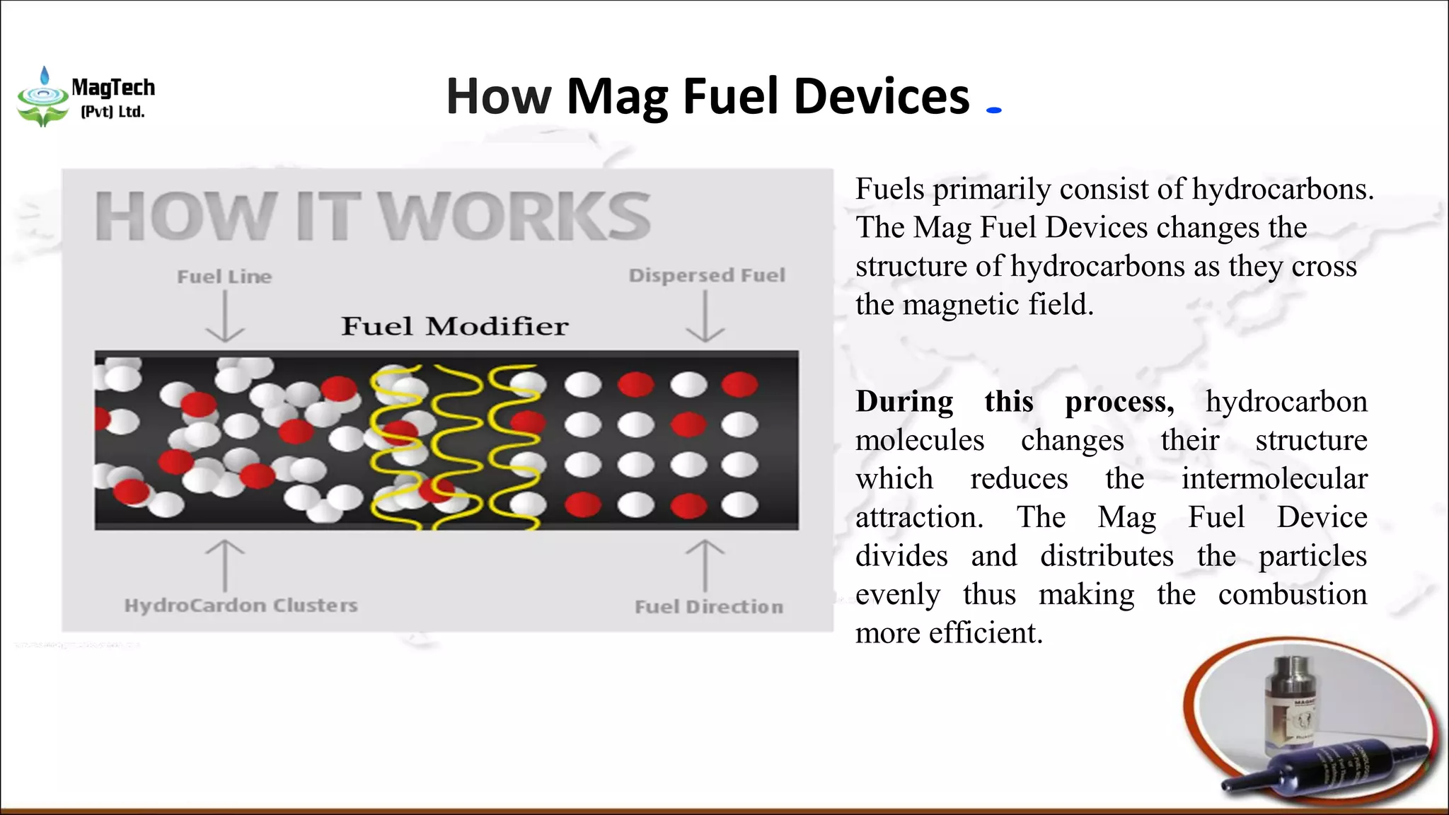 Presentation on Mag Fuel Device (Vehicles) | PPT
