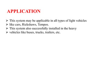 automatic braking system and brake actuation before collison | PPTX