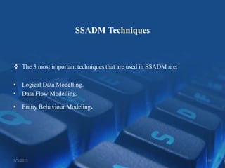 Final presentation of tools and techniques of structure analysis ...