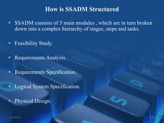 Final presentation of tools and techniques of structure analysis ...