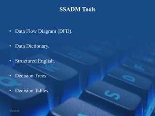 Final presentation of tools and techniques of structure analysis ...