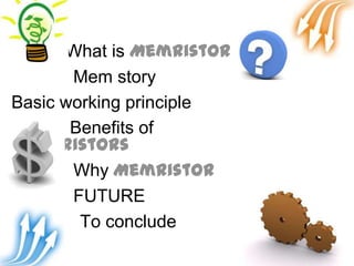 Final presentation on memristor | PPT
