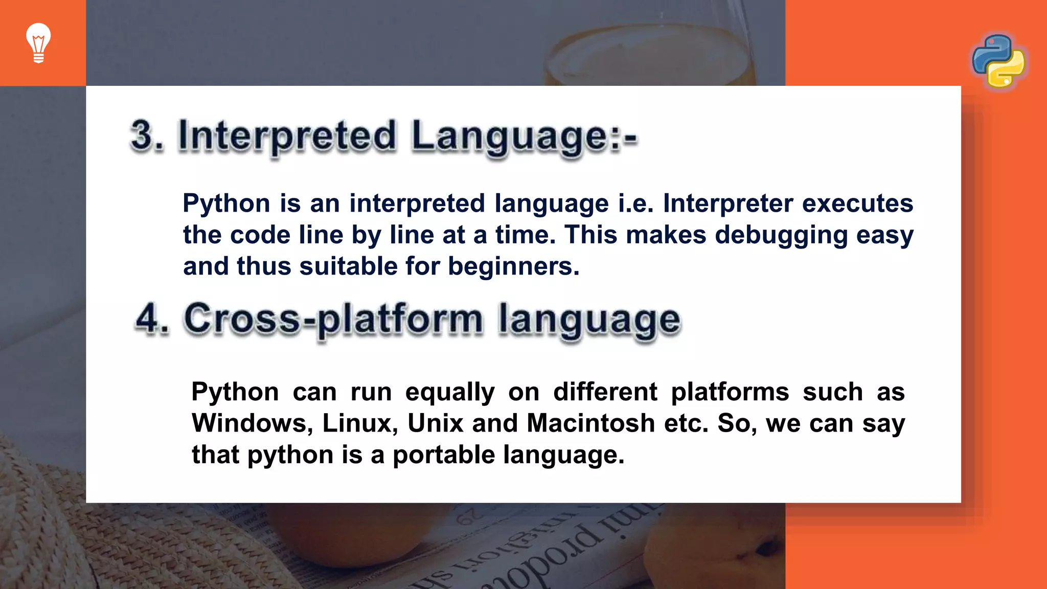 Final Presentation On Python Pptx Programming Languages Computing