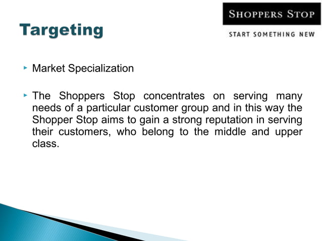 Retail Presentation - Shoppers Stop | PPT | Retail Industry | Industries