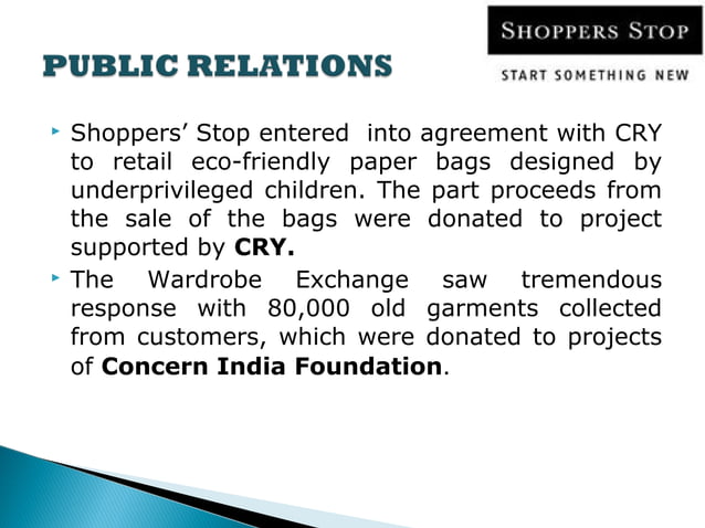 Retail Presentation - Shoppers Stop | PPT | Retail Industry | Industries