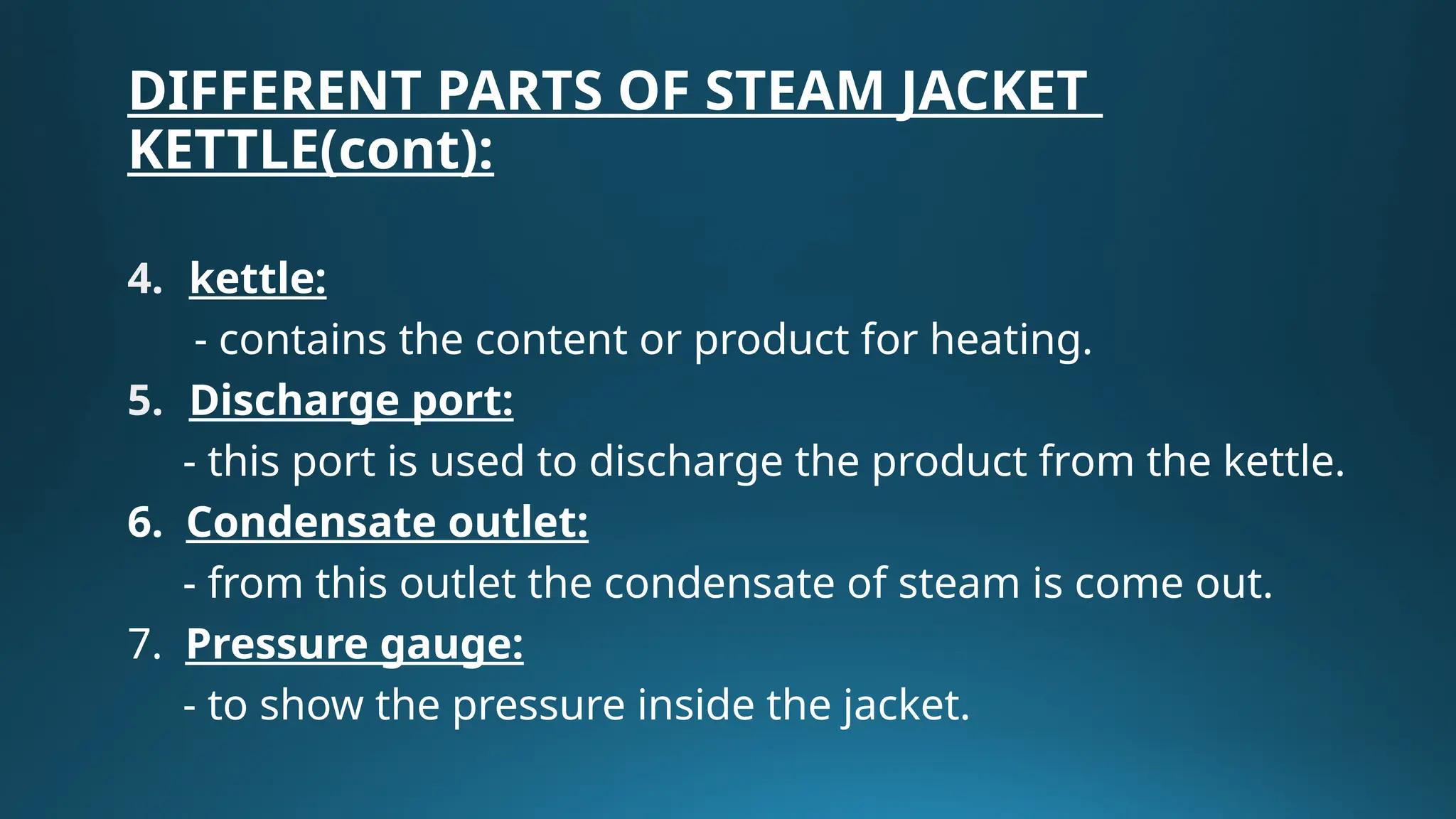 final presentation on steam jacketed kettle.pptx | Food & Drink