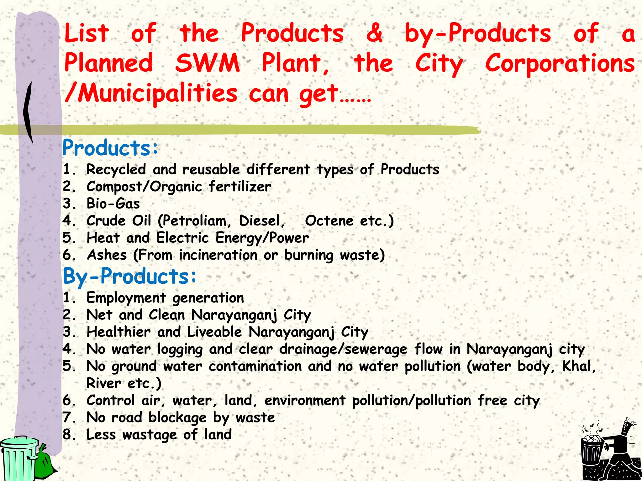 Solid Waste Management master plan for NCC | PPT