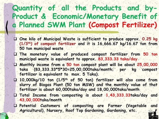 Solid Waste Management master plan for NCC | PPT