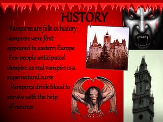Final presentation on vampires | PPTX