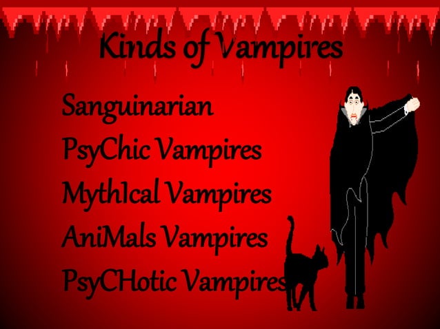 Final presentation on vampires | PPTX
