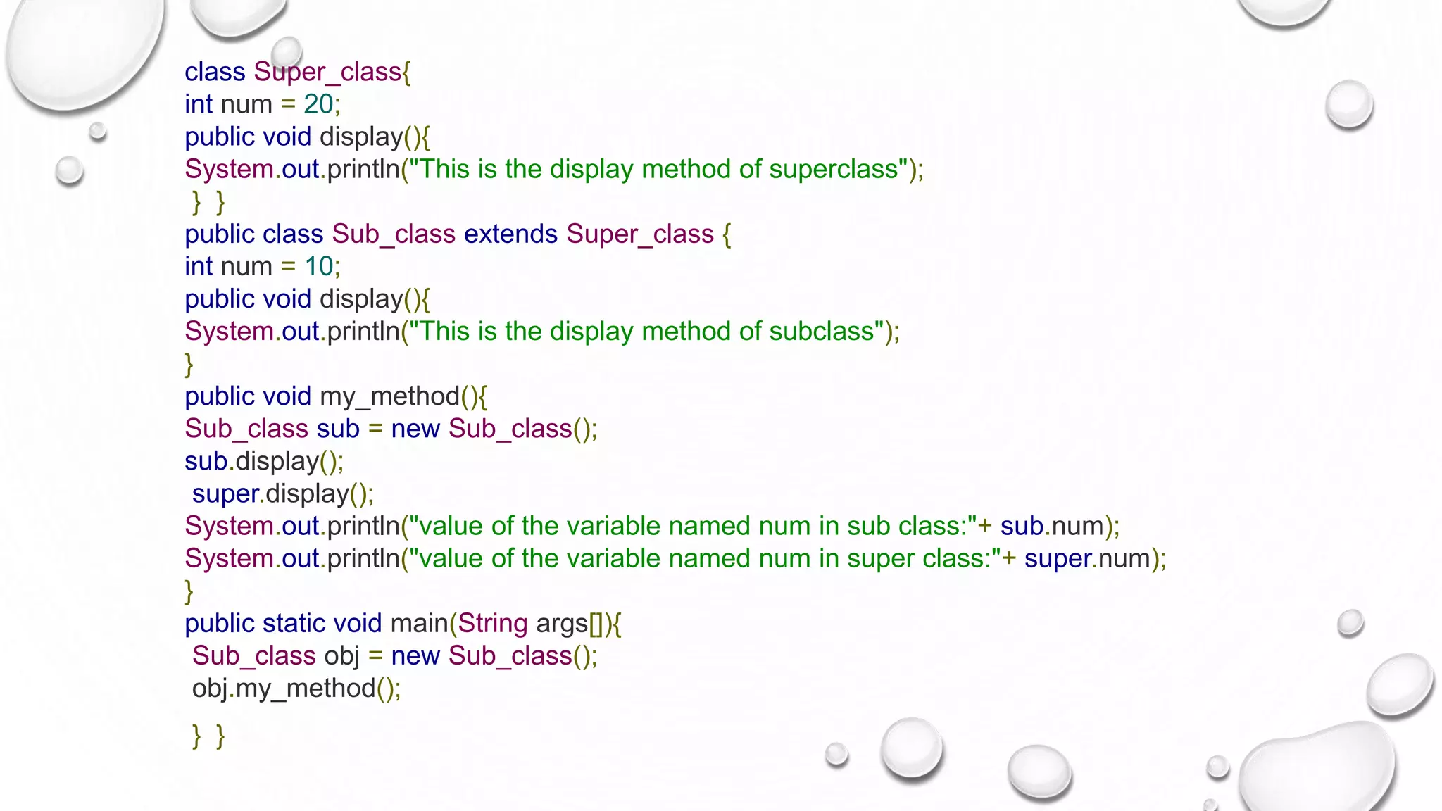 Inheritance Slides Ppt 2224