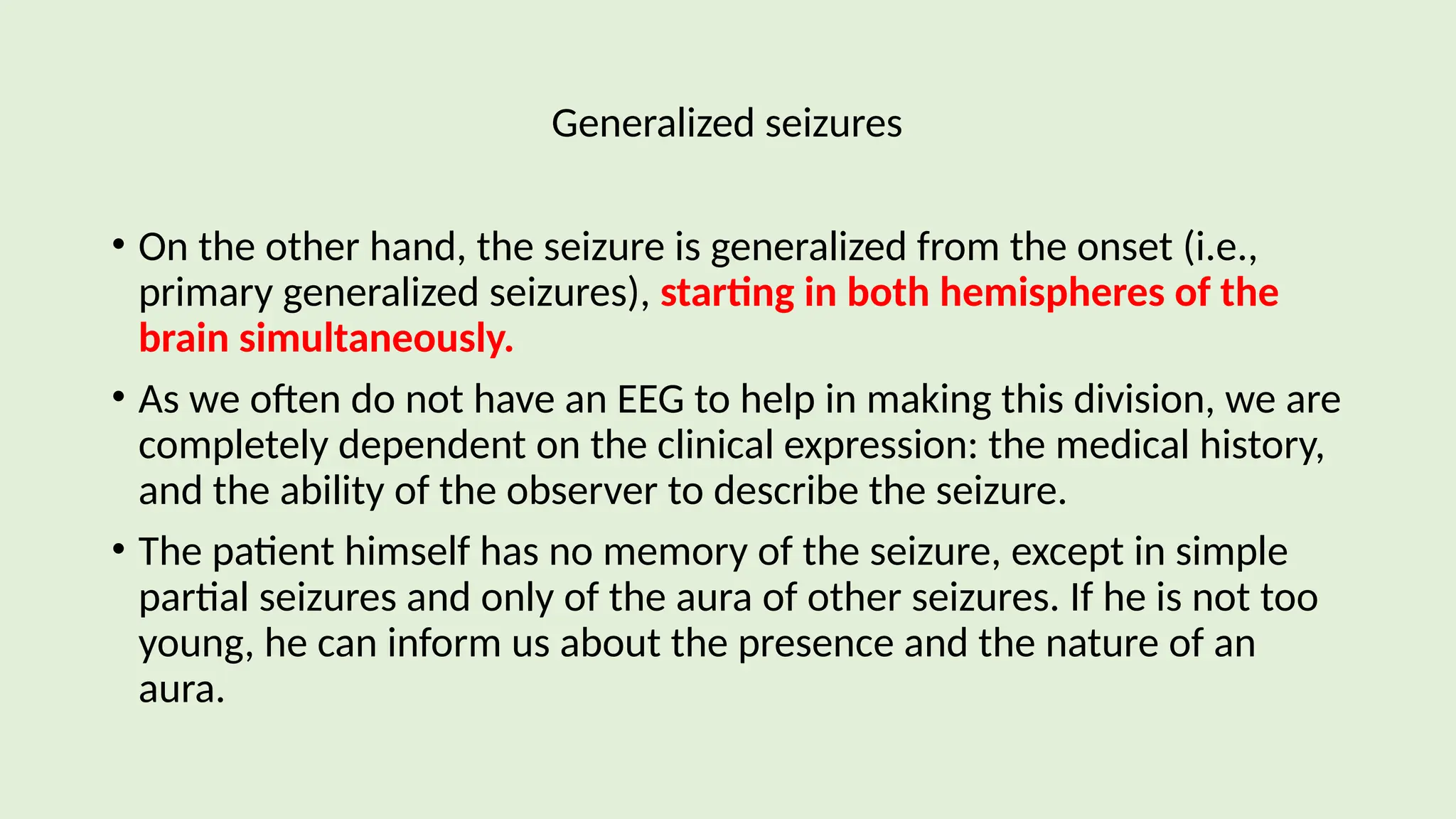 pathophysiology of epilepsy, seizures, phases of seizures. | PPTX