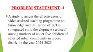 final presentation priya.pptx problem statement | PPT