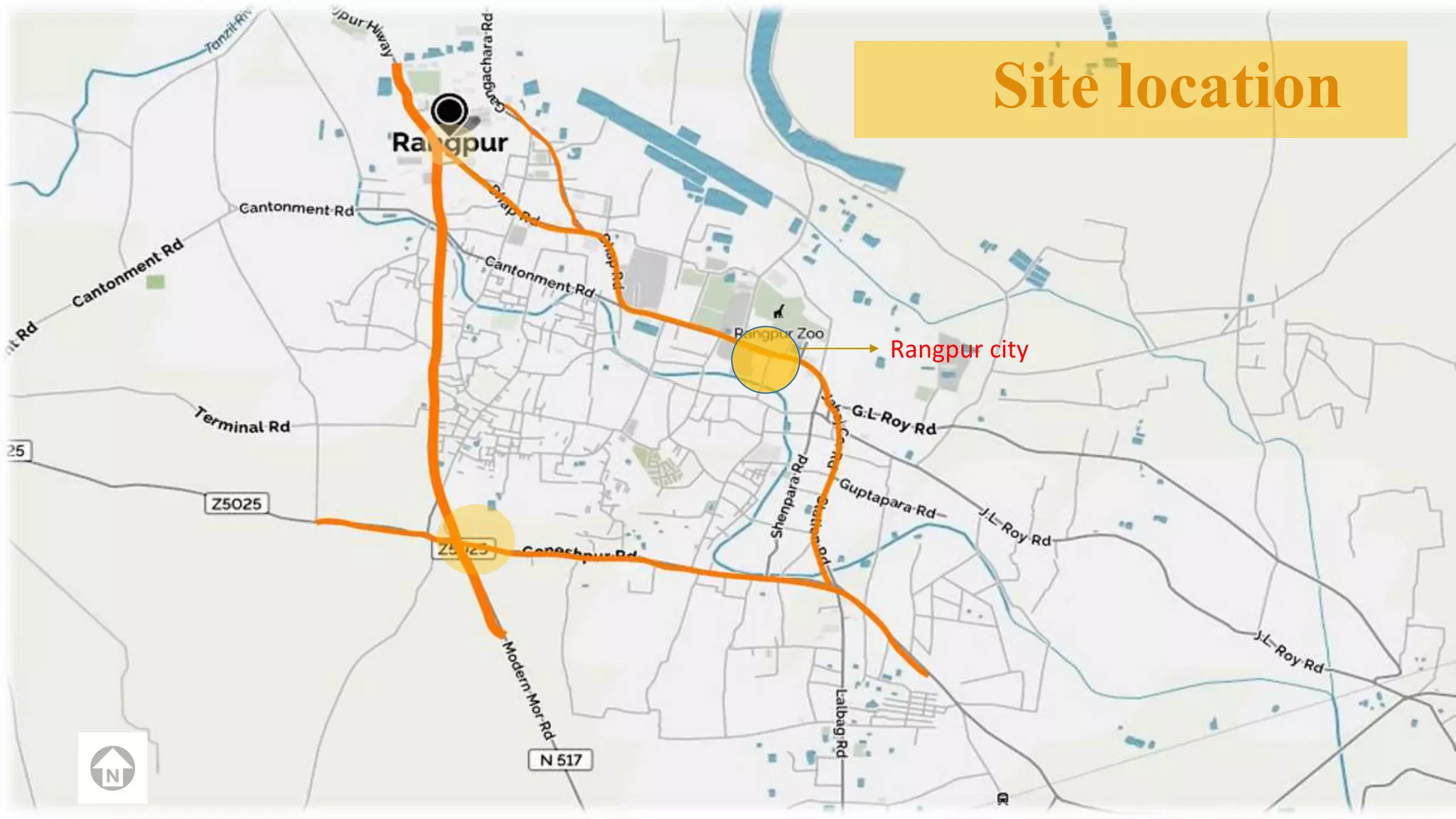 Rangpur Divisional headquarters thesis proposal | PPTX