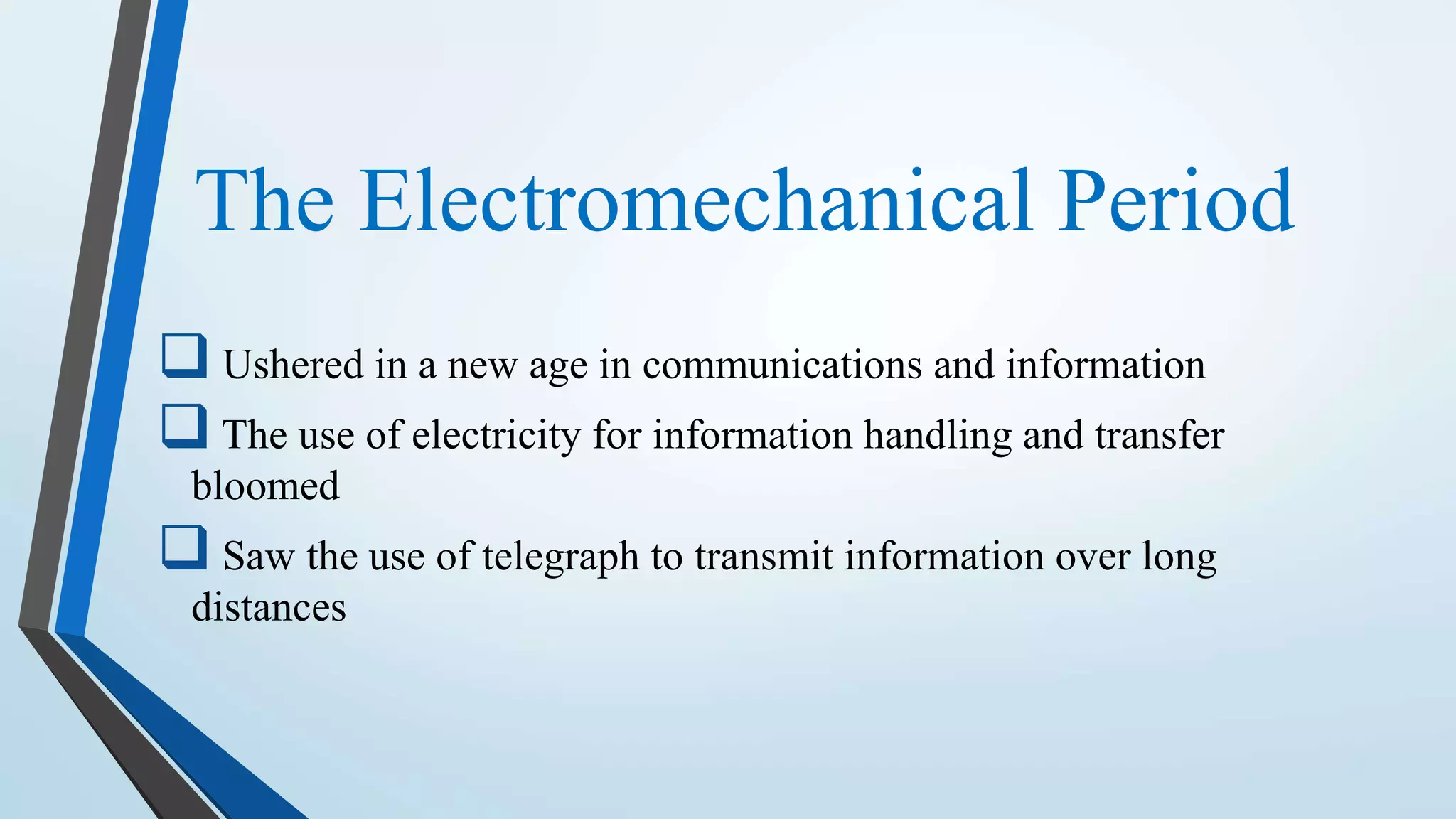 Evolution of ICT(II) | PPTX