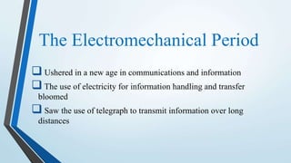 Evolution of ICT(II) | PPTX