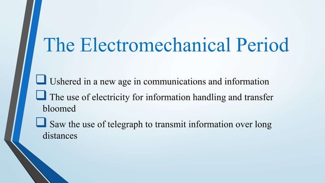 Evolution of ICT(II) | PPTX