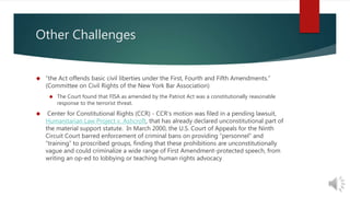 Final presentation rev 1 - USA Patriot Act | PPTX