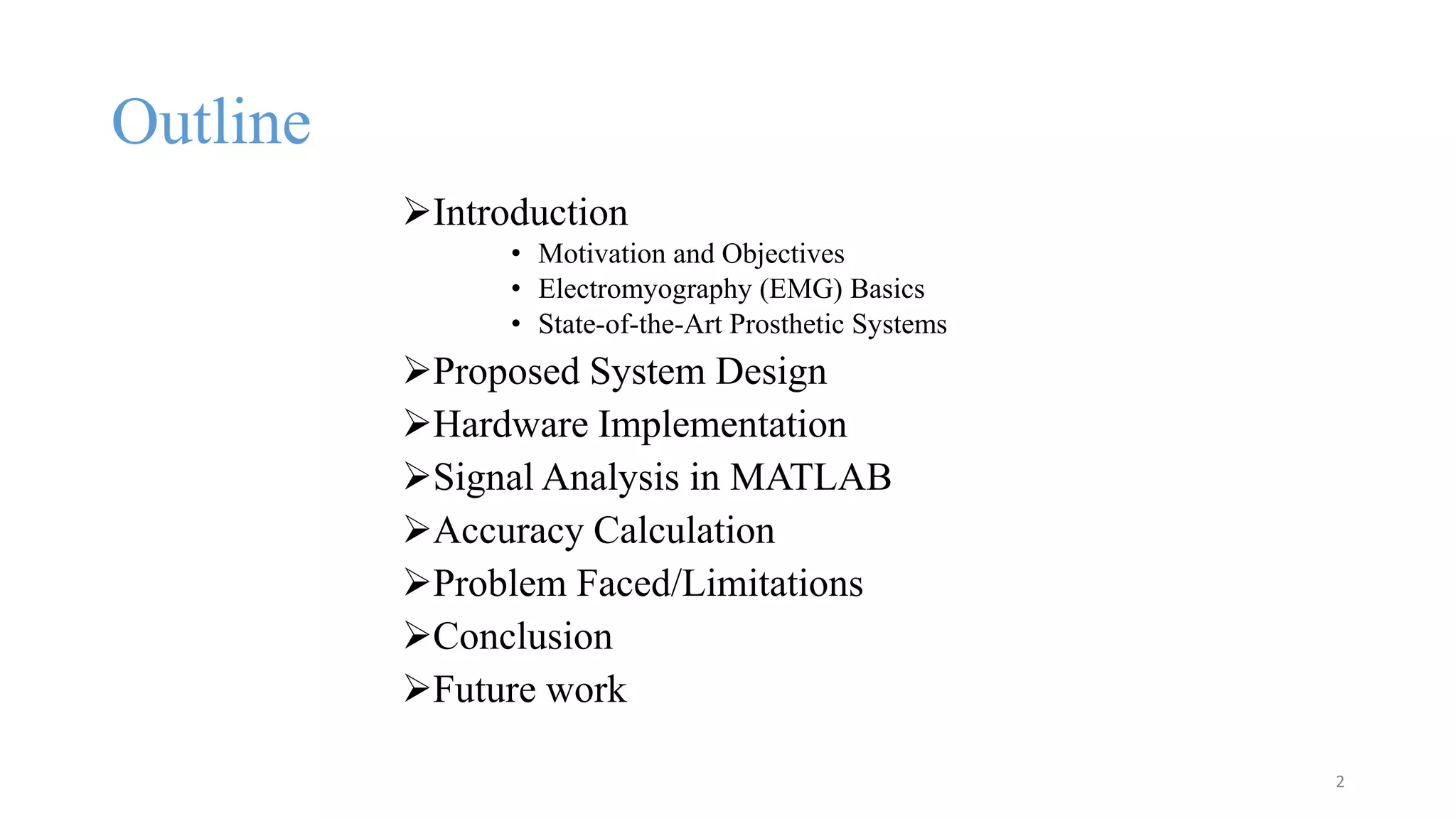 Senior Project Student's Presentation on Design of EMG Signal Recording System | PPTX | Computer ...
