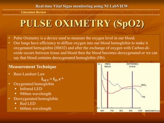 Real time Vital Signs Monitorong Using NI LabVIEW | PPT