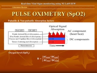 Real time Vital Signs Monitorong Using NI LabVIEW | PPT
