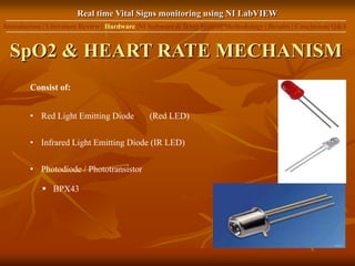 Real time Vital Signs Monitorong Using NI LabVIEW | PPTX