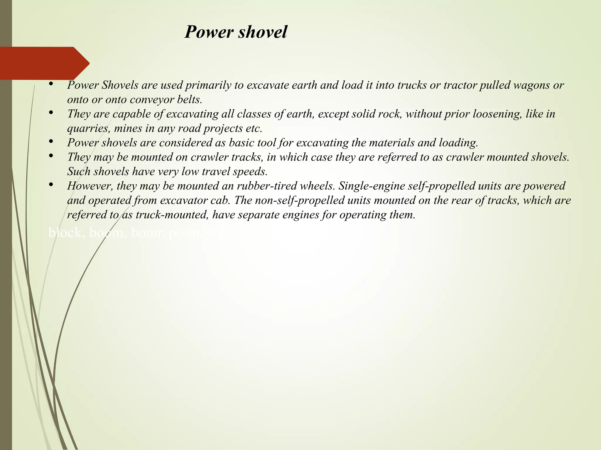 earth moving equipments | PPTX