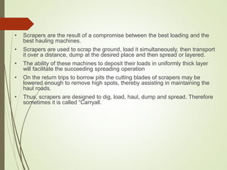 earth moving equipments | PPTX