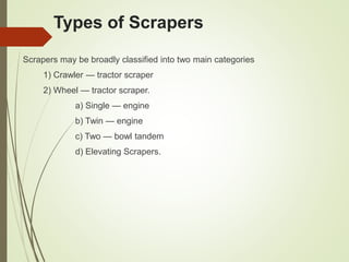 earth moving equipments | PPTX