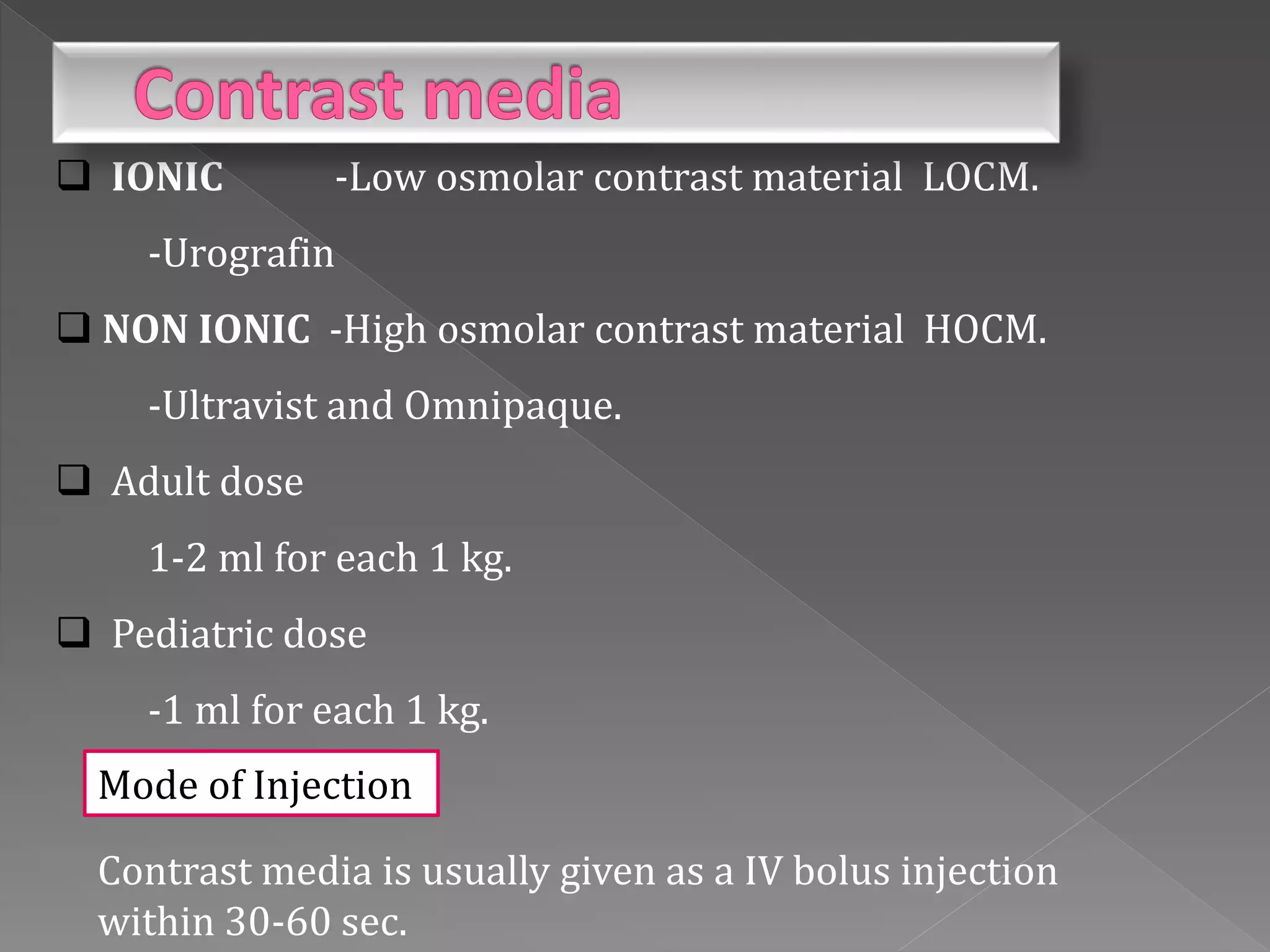 INTRAVENOUS UROGRAM | PPTX
