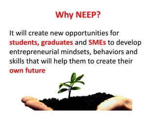 National Entreprneurship Education Program (NEEP) | PPTX