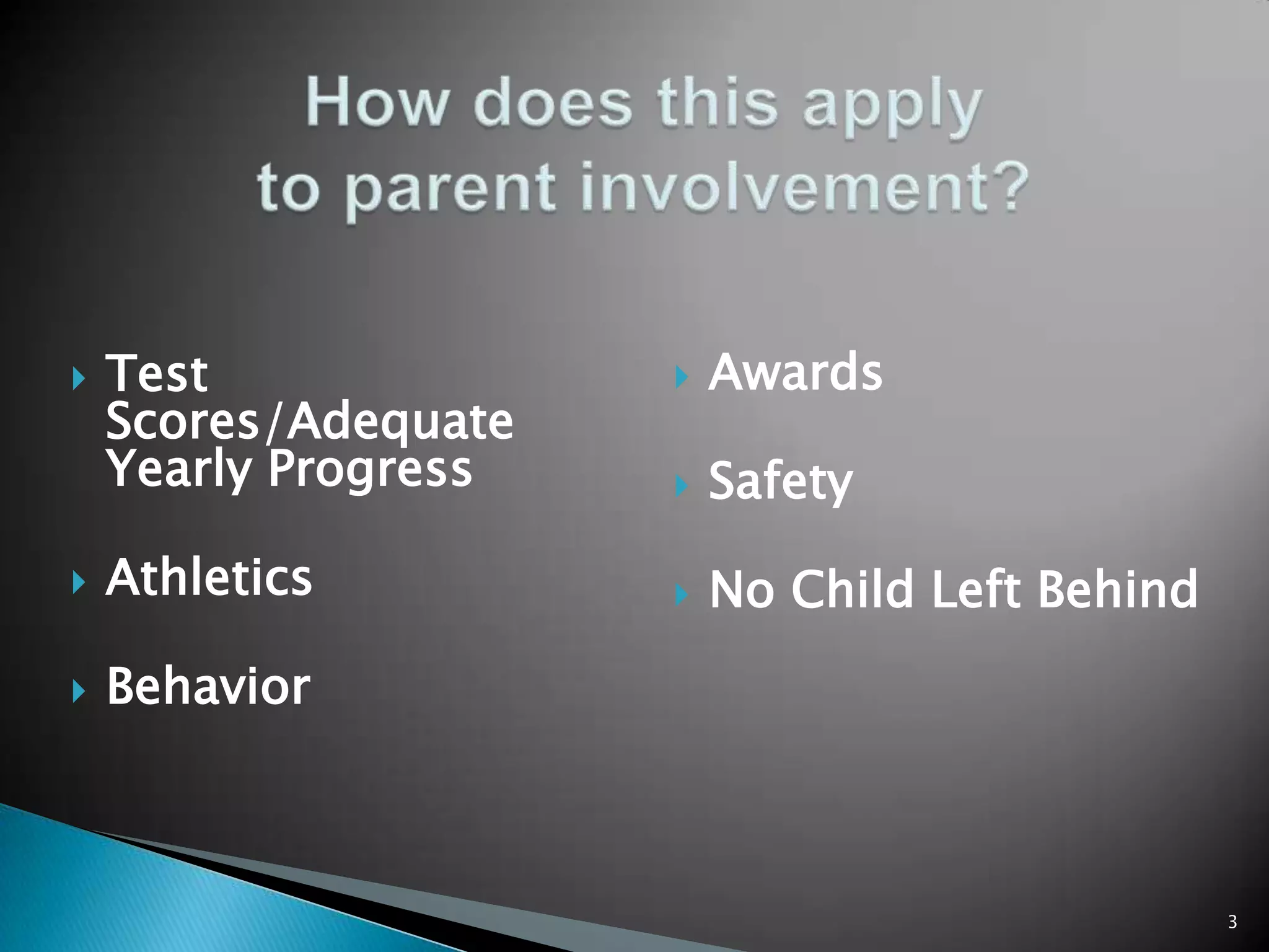 Parent Involvement Presentation | PPTX
