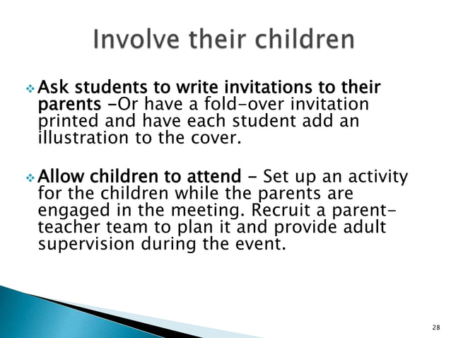 Parent Involvement Presentation | PPTX | Parenting Children Aged 4-11 | Parenting