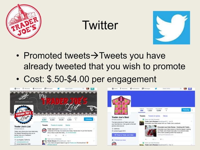 Final Presentation, Trader Joe's Digital Marketing Plan, ADV 420, Michigan State University ...