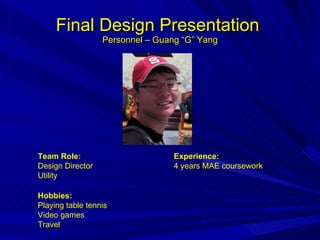 Senior Design Project Final Presentation | PPT