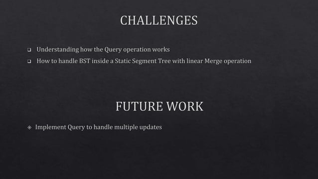 Dynamic Dfs In Undirected Graph Using Segment Tree Ppt