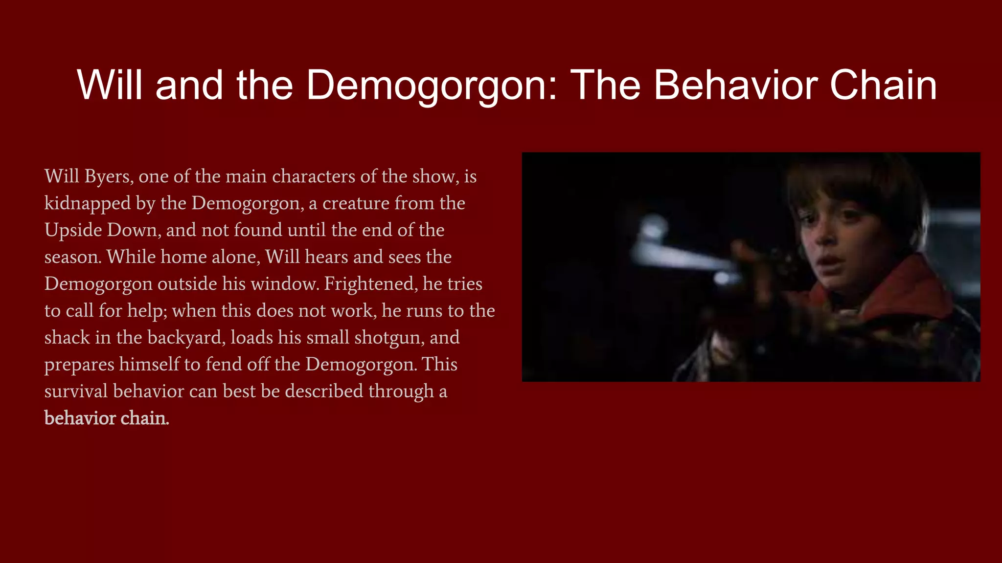 Stranger Things: A Behavioral Analysis | PPTX
