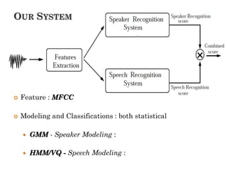 Text Prompted Remote Speaker Authentication : Joint Speech and Speaker Recognition/Verification ...