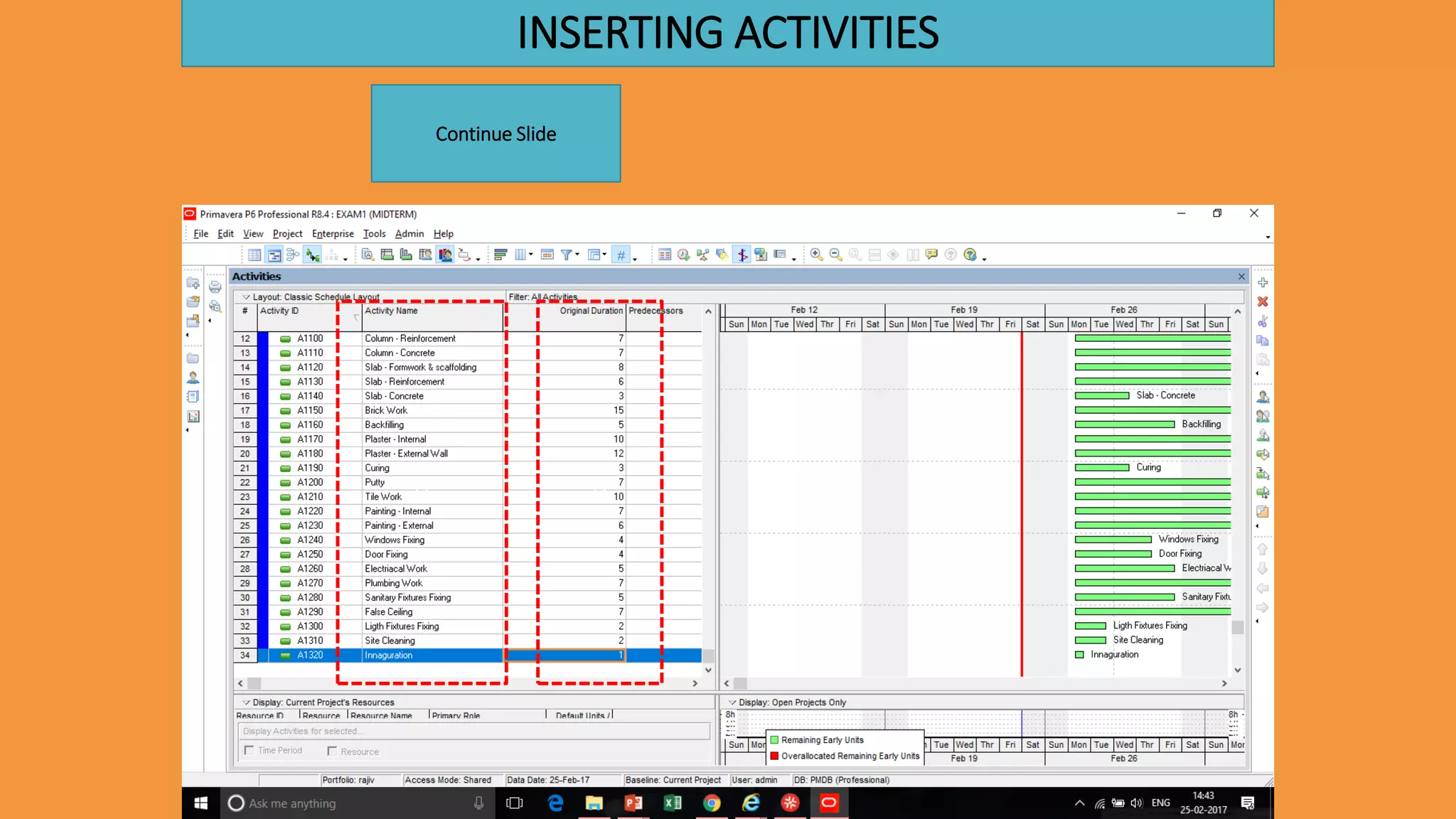 Primavera - Tutorial | PDF