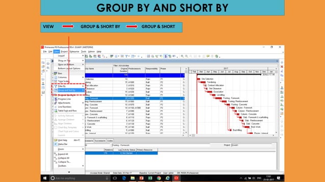 Primavera - Tutorial | PPT