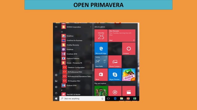 Primavera - Tutorial | PDF