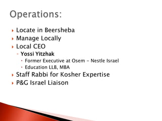Pringles Expansion Into Israel | PPT