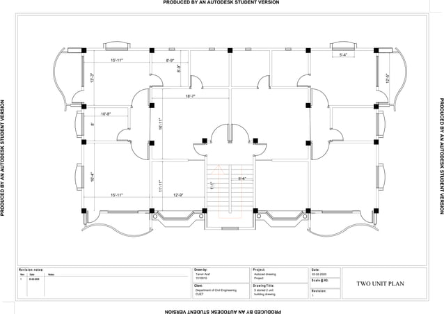 My final AutoCAD project | PDF | Civil Engineering Industry | Industries