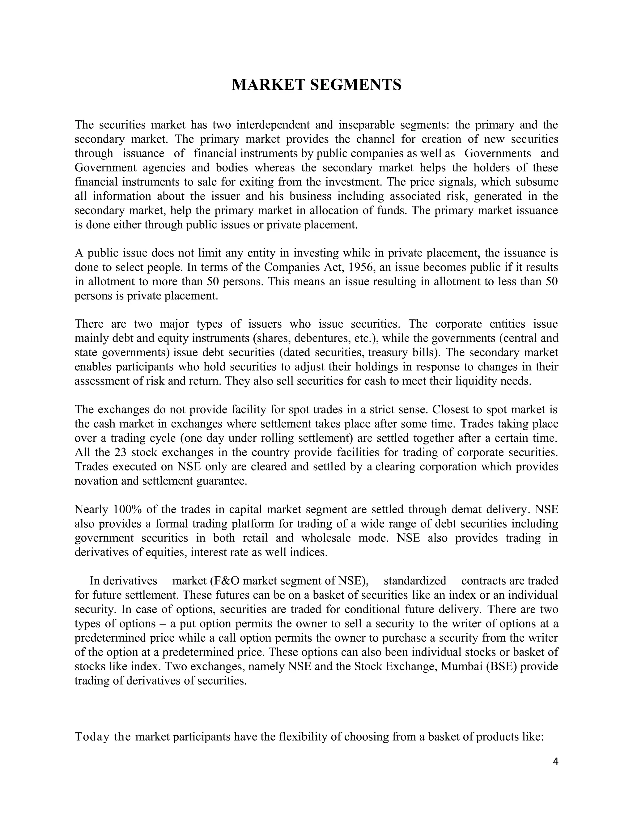 Final project on Capital Market | DOC